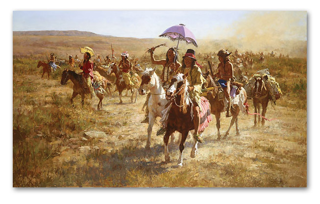 Comanche Spoilers - by Howard Terpning
